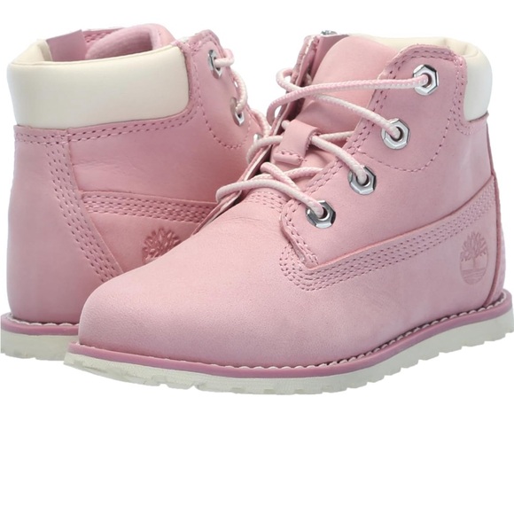 Timberland | Shoes | Timberland Pokey Zip Boot Pink | Poshmark